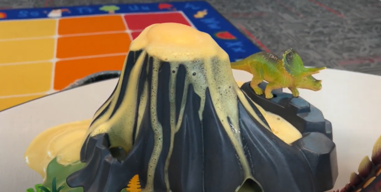 How To Make a Baking Soda Volcano With Free Observation Sheet