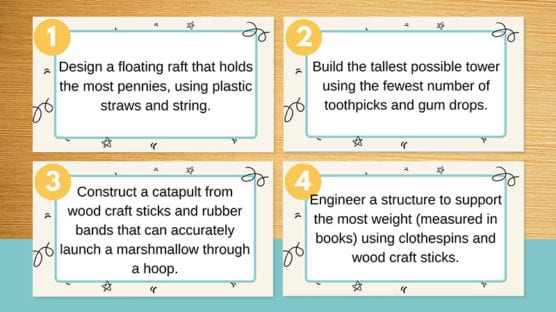 25 Quick and Easy Fifth Grade STEM Challenges (Free Printable!)