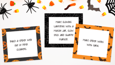 Halloween STEM Challenge Cards: Free Printable