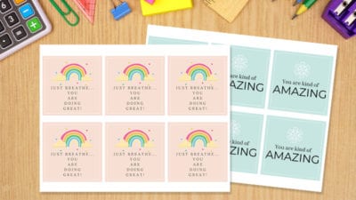 Free Printable: Motivational Cards for Students - We Are Teachers