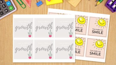 Free Printable: Motivational Cards for Students - We Are Teachers