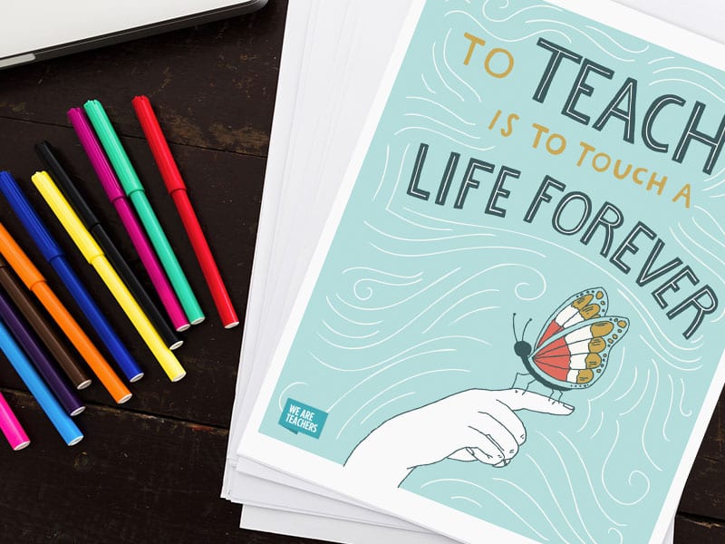 Free Inspirational Teaching Posters To Save and Print