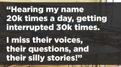 What Teachers Miss About School During Distance Learning