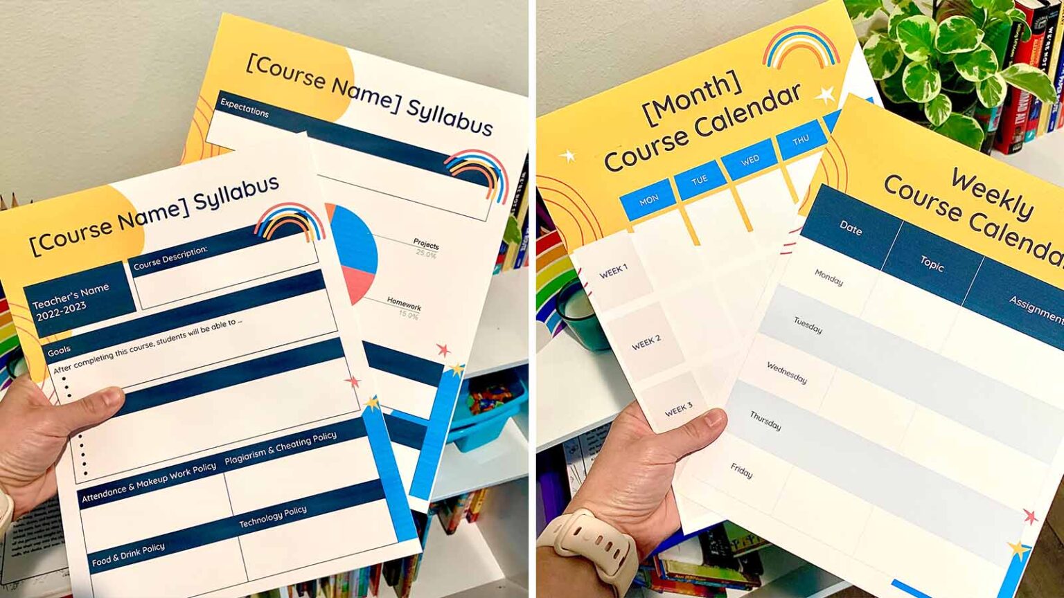 Syllabus Template for Teachers of All Subjects (Fully Editable)