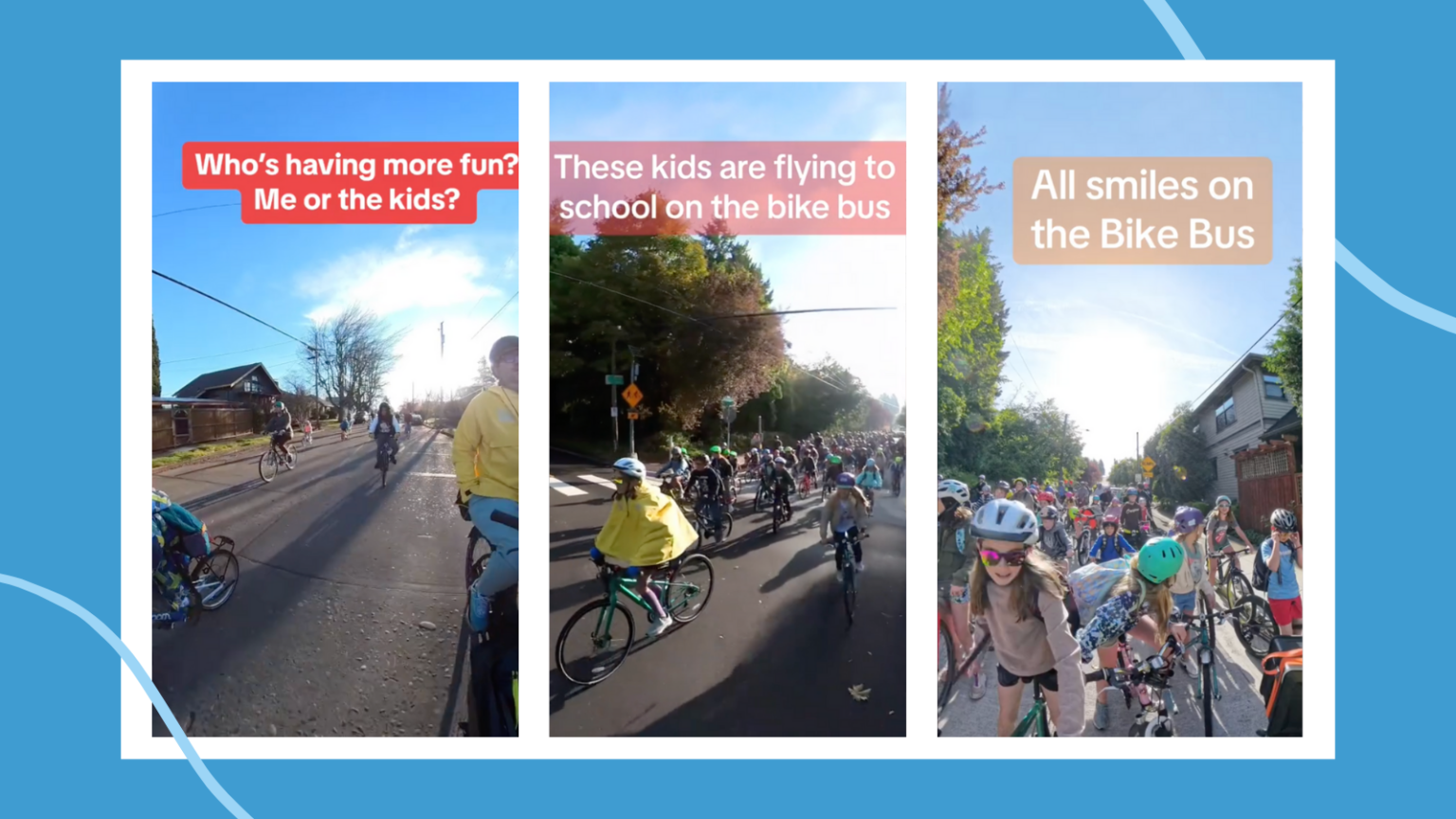 This P.E. Teacher's Bike Bus Is Everything