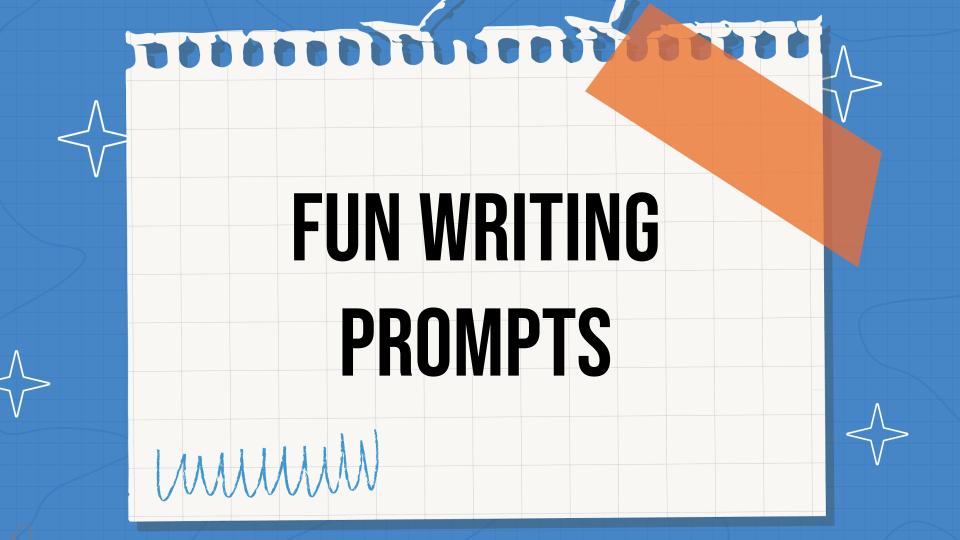 100 Interesting Writing Prompts for High School
