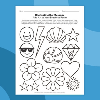Free Printable Blackout Poetry Template Bundle - We Are Teachers