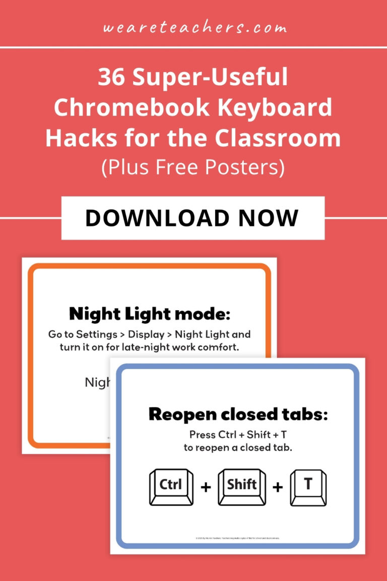 36 Chromebook Keyboard Hacks for Students and Teachers