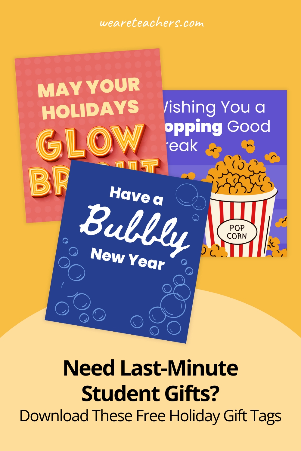 Free Holiday Gift Tags To Create Inexpensive Student Gifts