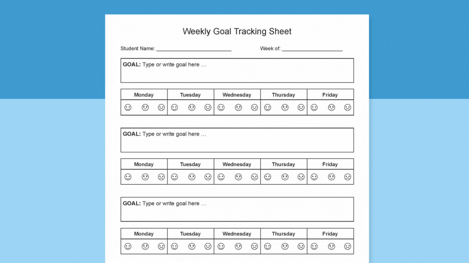 Free IEP Goal Bank With 175+ Goals & Printable Tracking Sheets