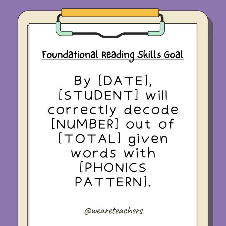 Free IEP Goal Bank With 175+ Goals & Printable Tracking Sheets