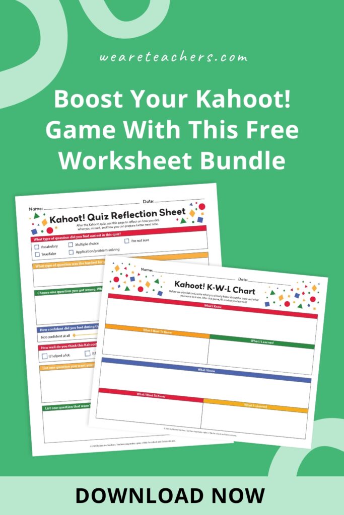 These Free Kahoot! Worksheets Boost Your Class Review Game