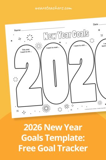2026 New Year Goals Template: Free Goal Tracker