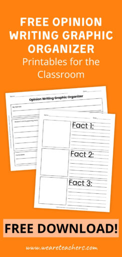 Opinion Writing Graphic Organizer Bundle (Free Printable)