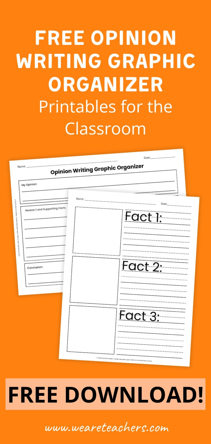 Opinion Writing Graphic Organizer Bundle (Free Printable)