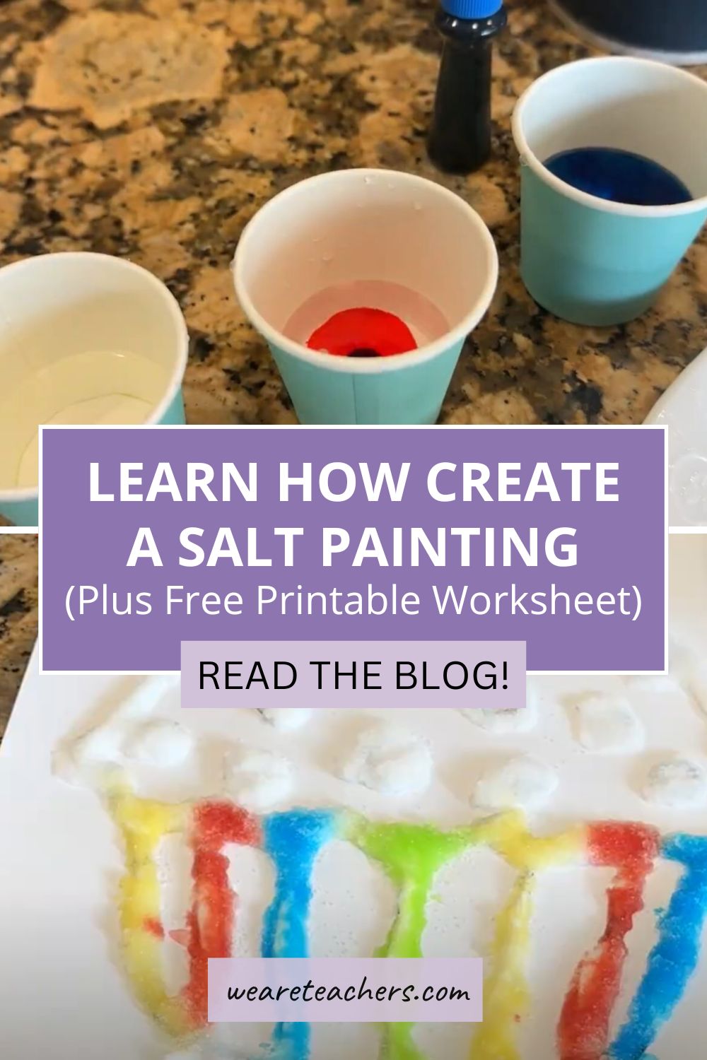 How To Create a Salt Painting (Plus Free Printable Worksheet) - We Are ...