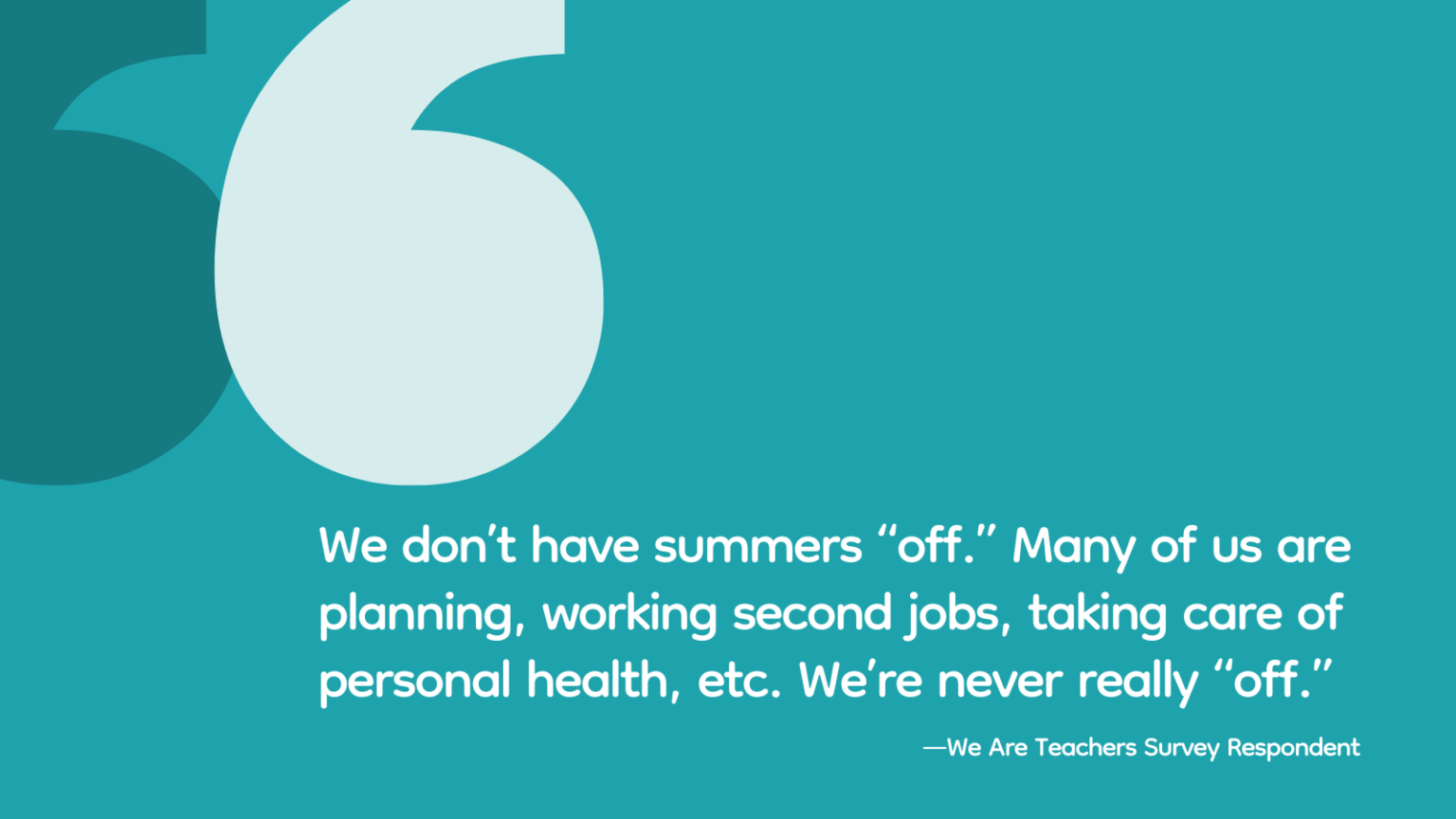 New Survey Shows What Teachers Are Really Doing This Summer