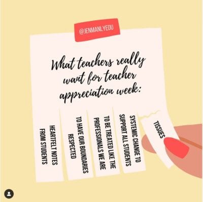 These Teachers Nailed What We Really Want for Teacher Appreciation