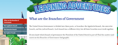 15 Activities & Websites to Teach Kids About the Branches of Government ...