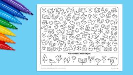 Winter Seek-and-Find: Free Printable Activity