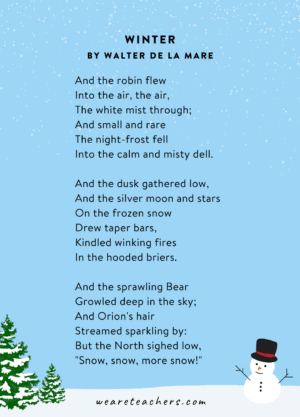 Winter Poems for Kids of All Ages