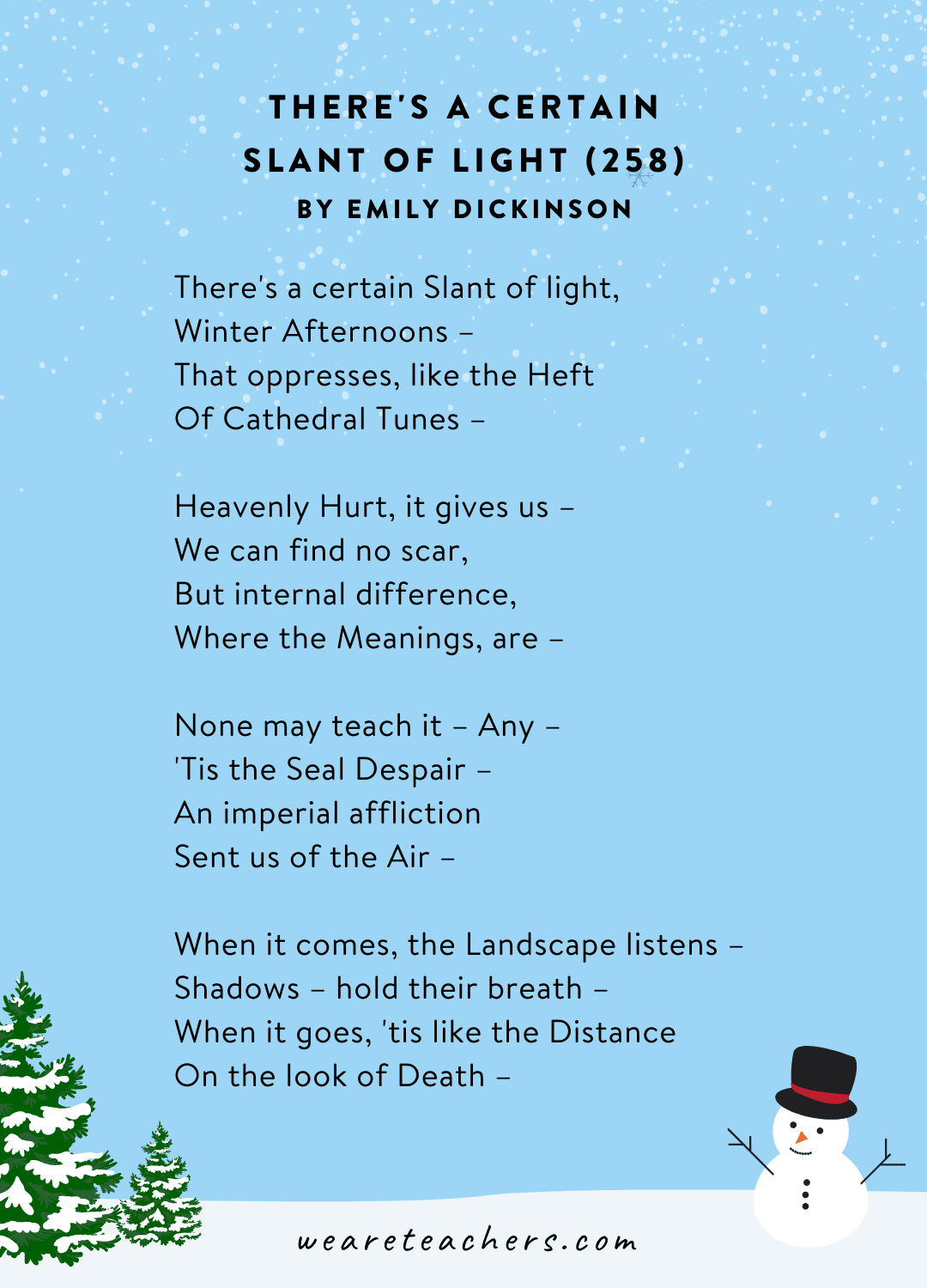 Winter Poems for Kids of All Ages