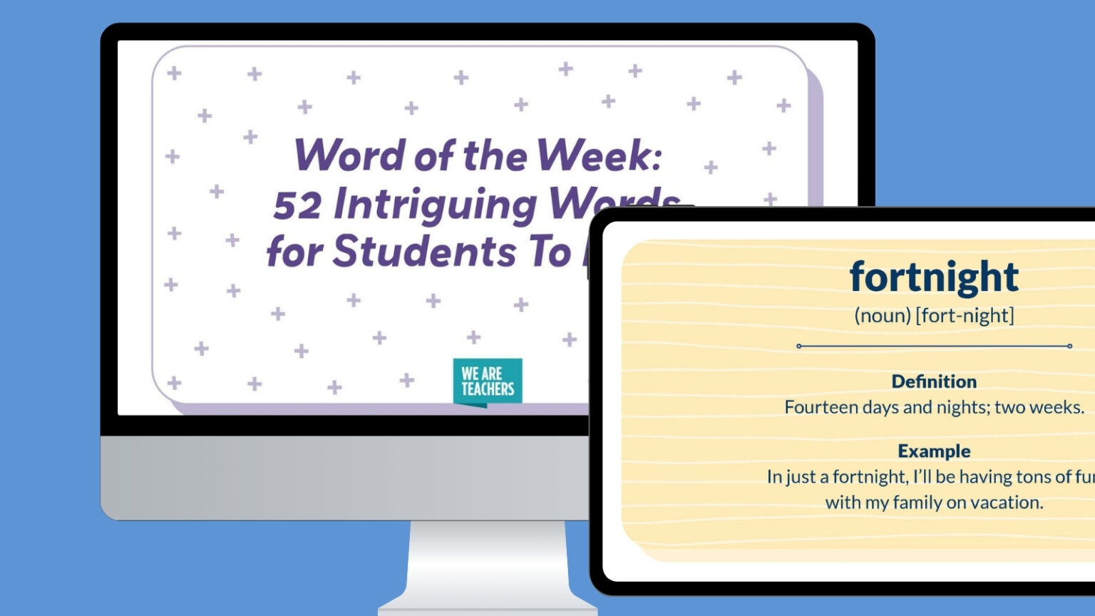 Word of the Week Definitions and Activities (Plus Google Slides)