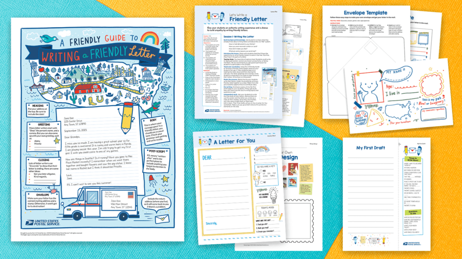 Teach Your Students How to Write a Friendly Letter with This Free Kit