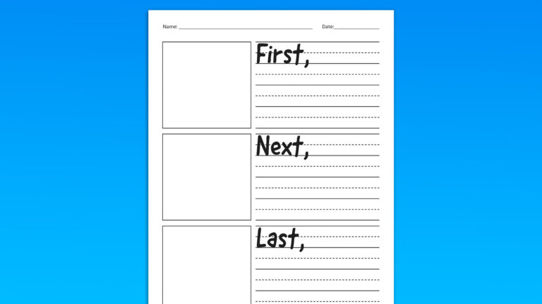 56 Free Printable Writing Paper Templates for Elementary School