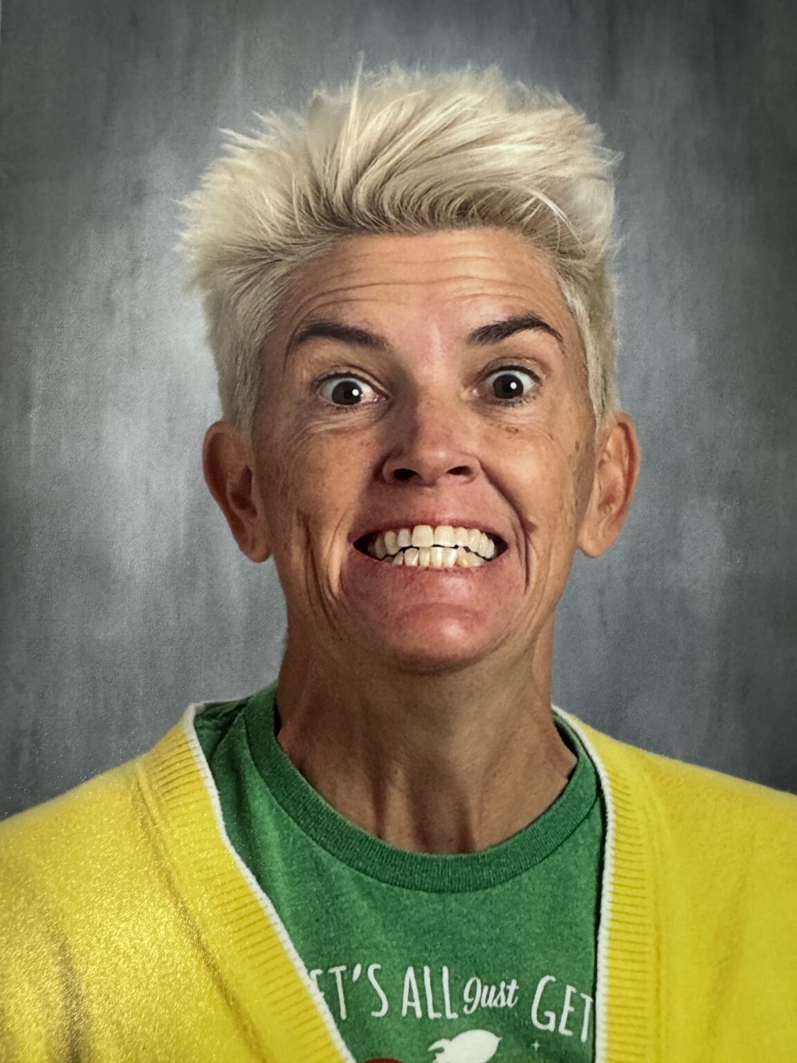 This Teacher's Yearbook Photo Is Winning Hearts Online