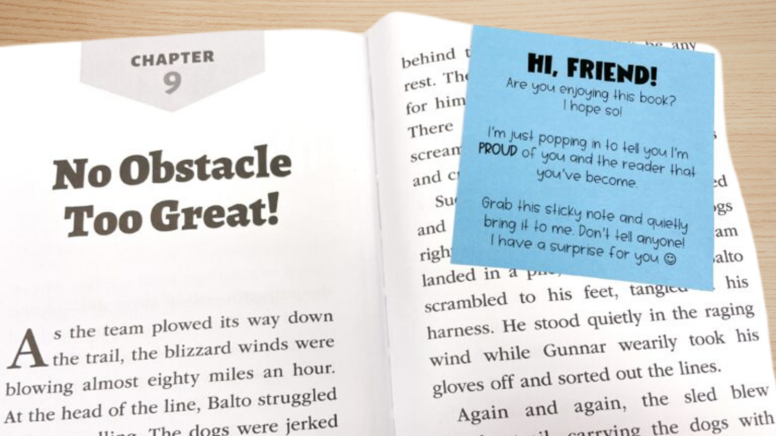 You'll Want To Steal This Teacher's "Message in a Book" Idea