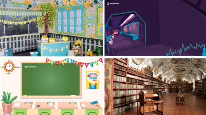 17 Fun Virtual Teacher Backgrounds for Online Teaching - We Are Teachers