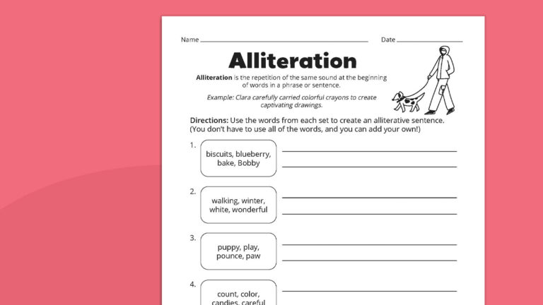 Figurative Language Worksheets