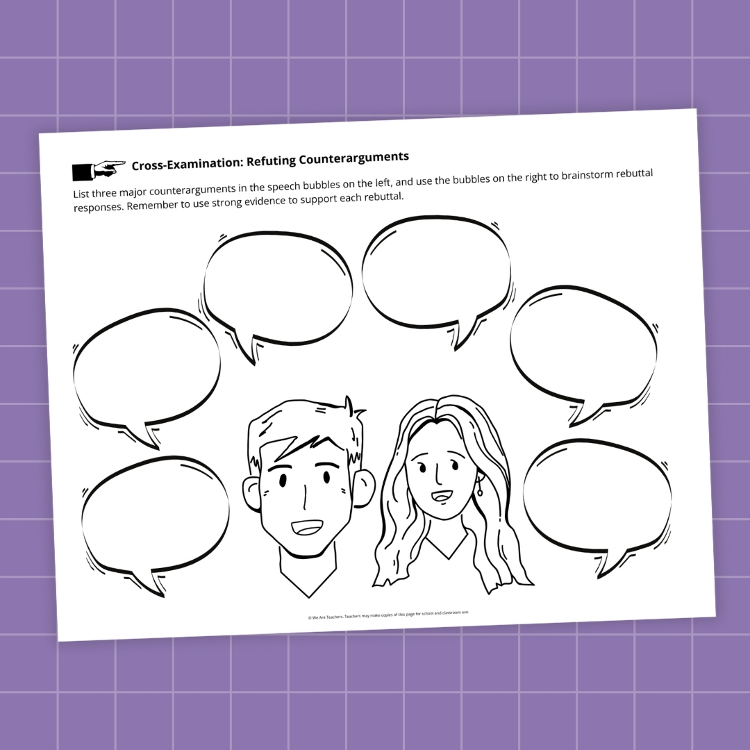 Argumentative Essay Planner (Free Printable Worksheets) - We Are Teachers