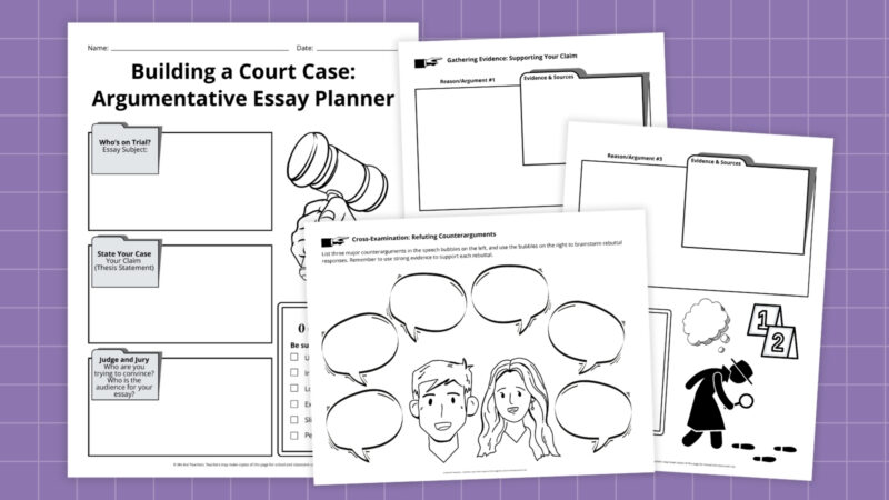 Free Persuasive Essay Worksheet Bundle (Activities & Examples!)