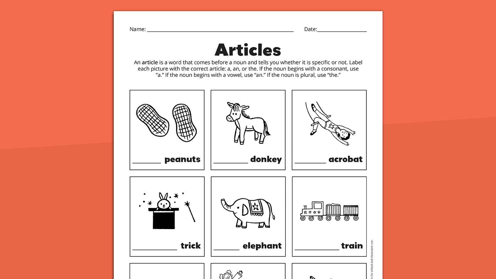 Grammar Worksheets for Grades 2–3: Free Download
