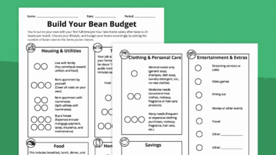 26 Meaningful Budgeting Activities for High School Students - Asha ...