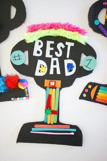 60 Heartwarming Father's Day Crafts for Kids