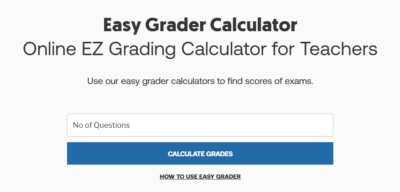 Grade Calculator List for Teachers and Students