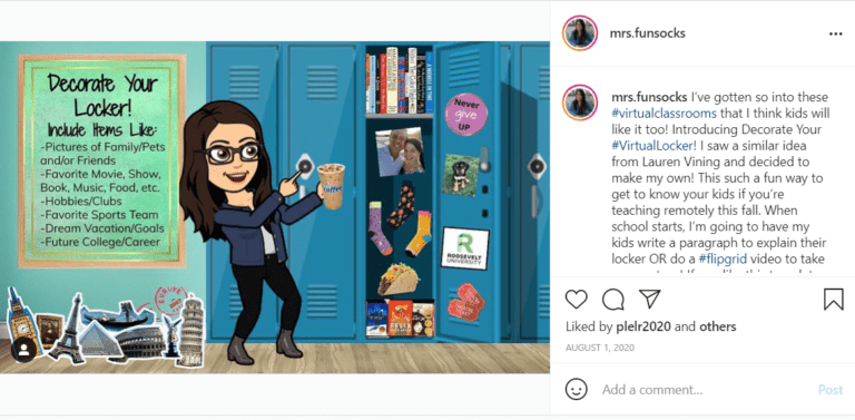 Teachers Are Creating Their Virtual Bitmoji Locker!