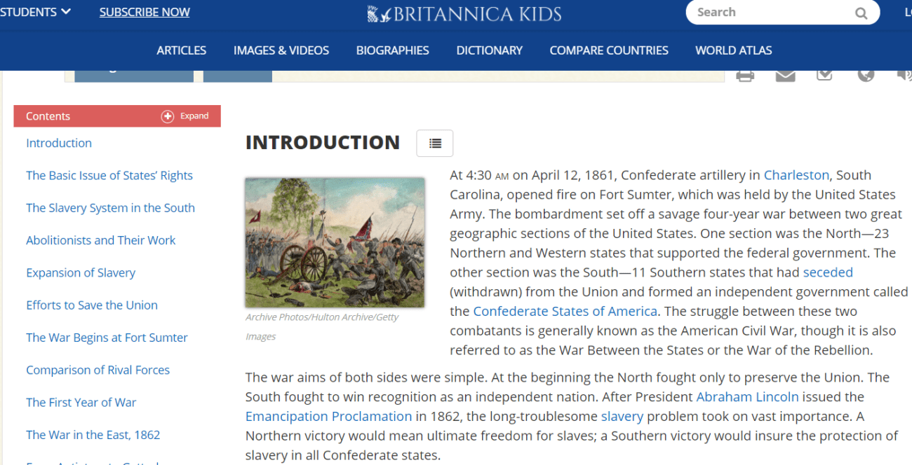 14 Websites to Teach Kids About The Civil War - We Are Teachers
