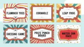 Free Printable Carnival Station Signs for Your Next Event