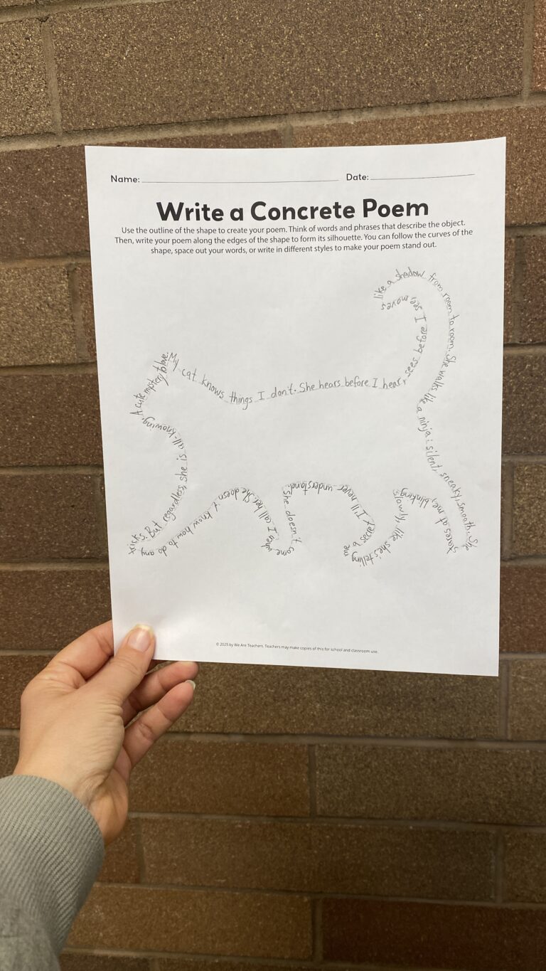 How To Write Concrete Poems: Examples and Templates - Asha Modern School