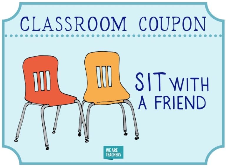 Printable Classroom Coupons Your Students Will Love