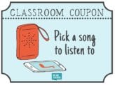 Printable Classroom Coupons Your Students Will Love