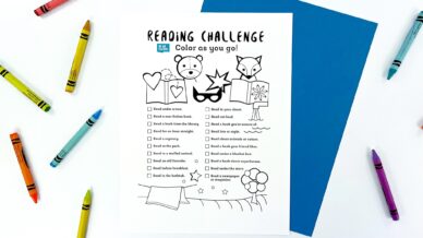 Invite Kids To Complete This Color-as-You-Go Reading Challenge