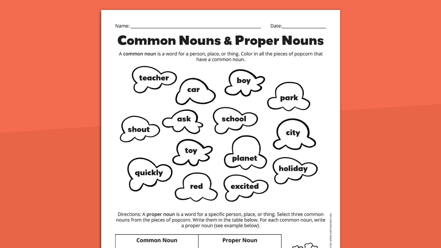 Grammar Worksheets for Grades 2–3: Free Download