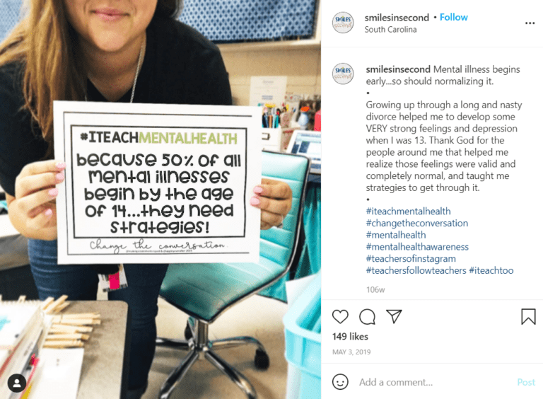 #ITeachMentalHealth Opens Up an Important Conversation in Classrooms