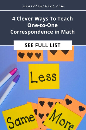 4 Clever Ways To Teach One-to-One Correspondence in Math