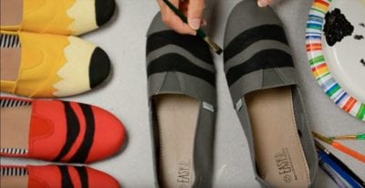 Create These DIY Pencil Shoes in Less Than an Hour